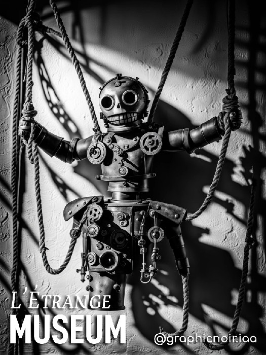 oliia - galerie & art shop - Creepy Strange Puppet #1